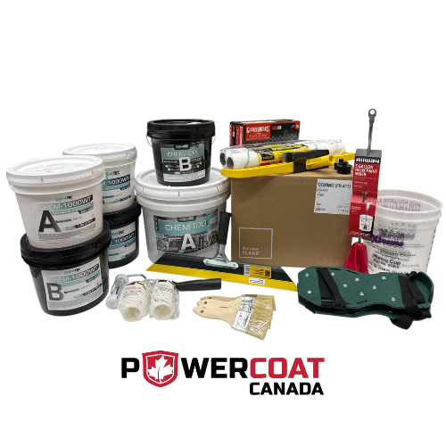 250 Sq Ft Coverage Professional Grade 100% Solids Epoxy Floor Coating ...
